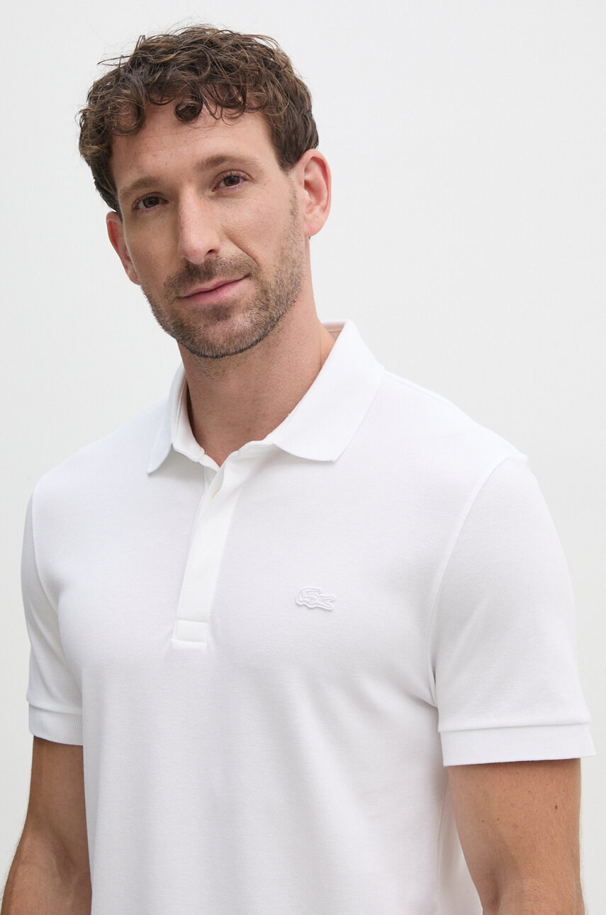 Lacoste polo shirt men’s white color | buy on PRM
