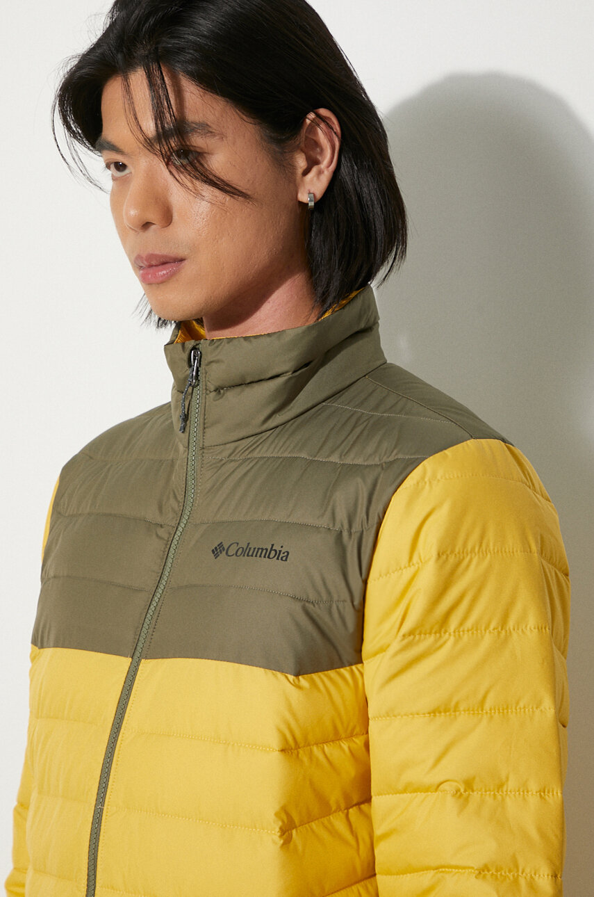 Columbia sports jacket Powder Lite Jkt yellow color 1698001 at PRM US