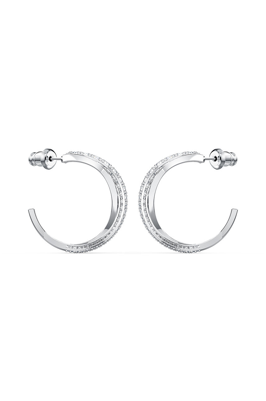 Swarovski - Обици TWIST MINI HOOP | ANSWEAR.bg