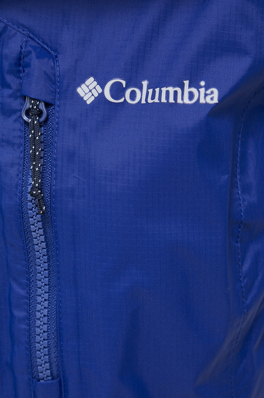 Columbia outdoor jacket Pouring Adventure II navy blue color at PRM US