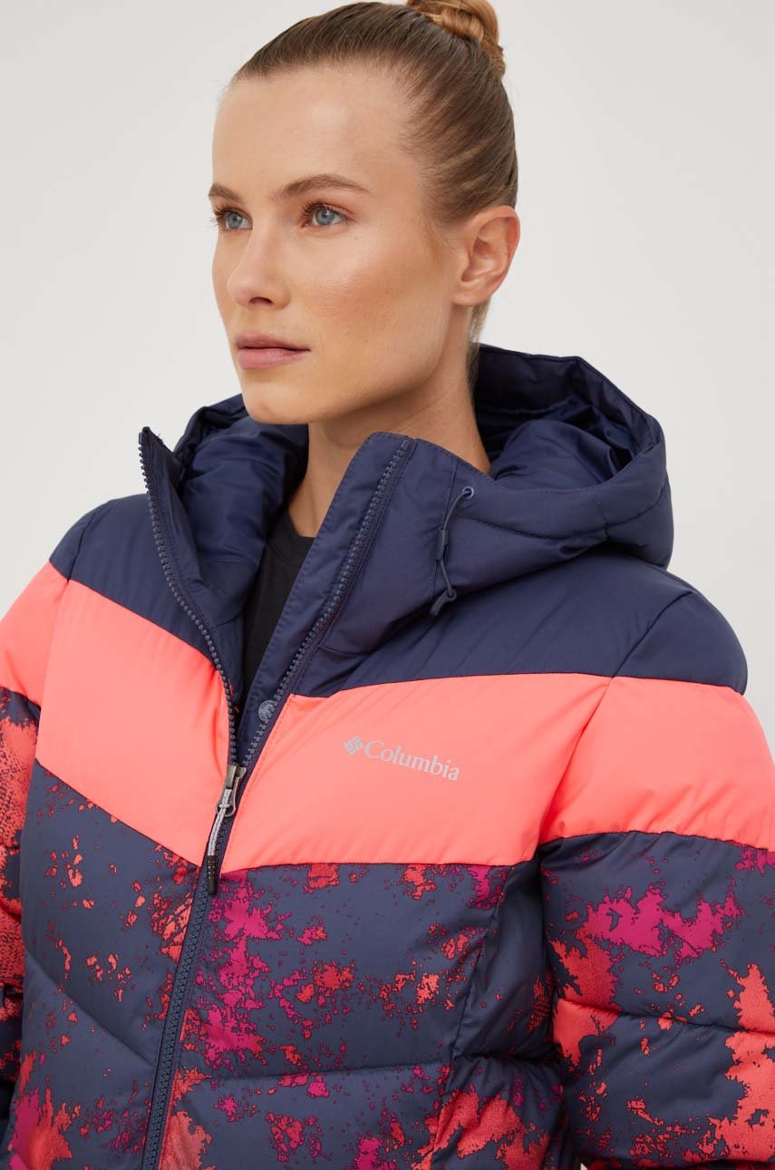 Columbia jacket Abbott Peak women's navy blue color at PRM US