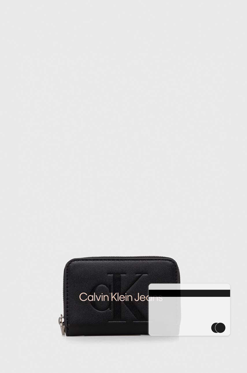 Кошелек Calvin Klein Jeans женский цвет чёрный | ANSWEAR.ua