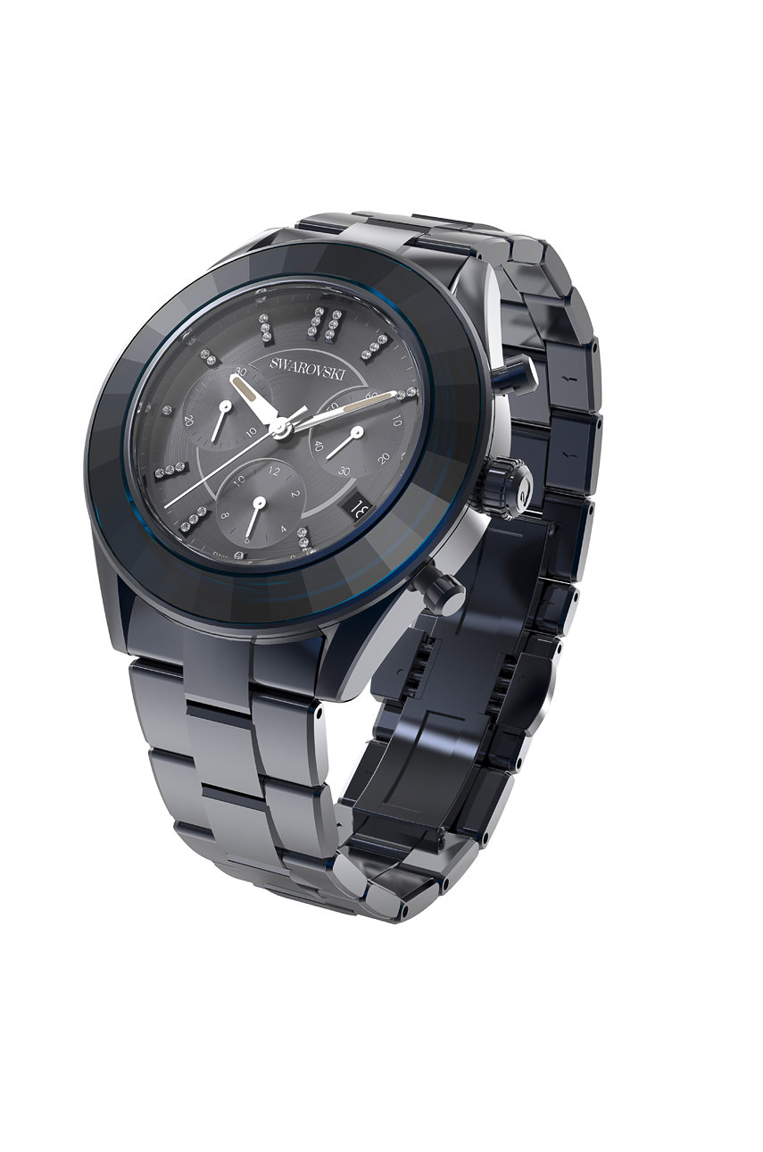 Swarovski Zegarek 5610475 damski kolor granatowy | Answear.com
