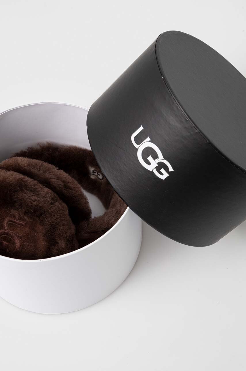 UGG wool earmuffs brown color | buy on PRM