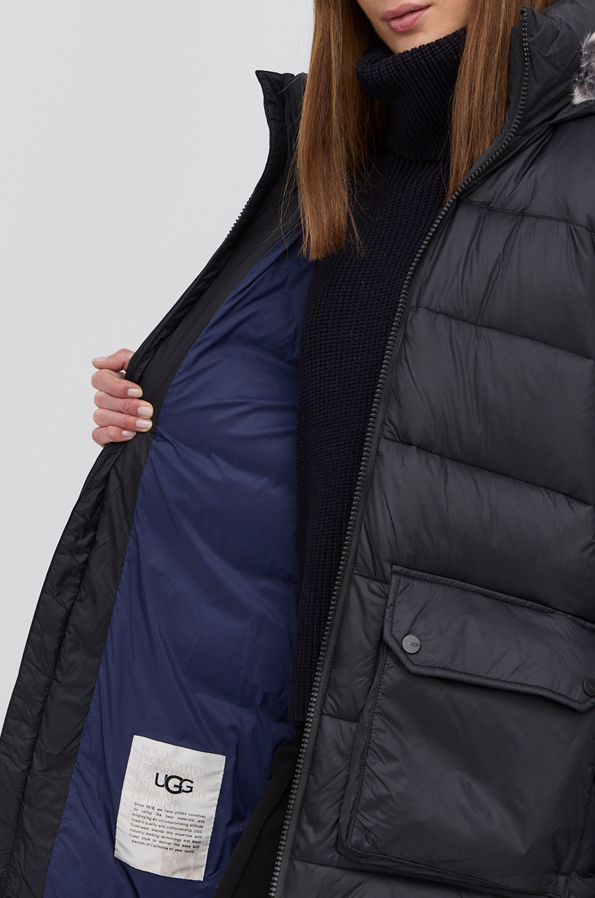 UGG jacket women's black color at PRM US