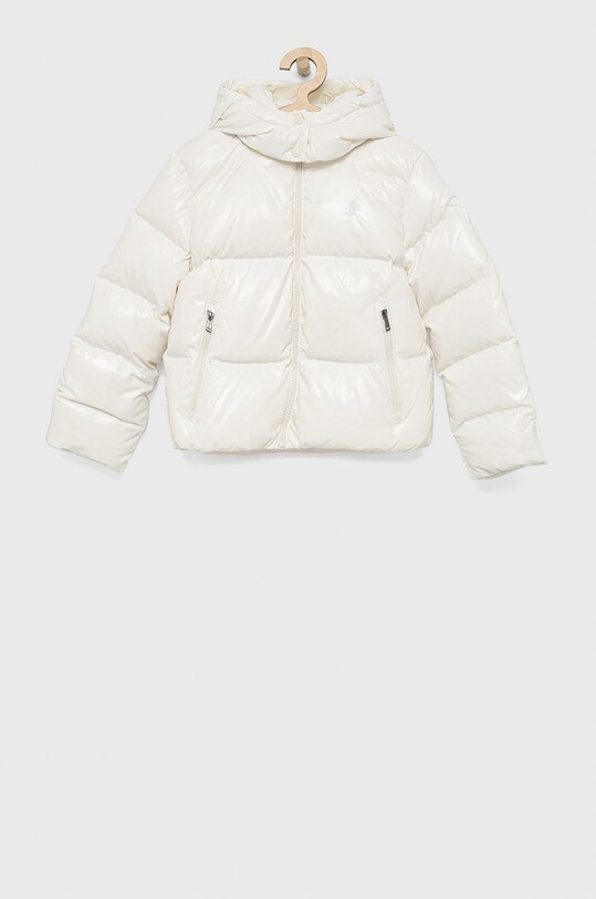 Polo Ralph Lauren geaca de puf pentru copii culoarea alb | ANSWEAR.ro
