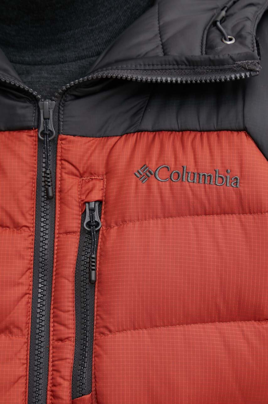 Пухова куртка Columbia чоловіча колір червоний перехідна 1930241-010 ...