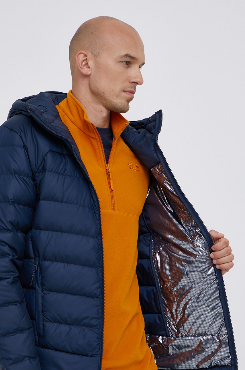 Пухова куртка Columbia чоловіча колір синій перехідна 1930241-010 ...