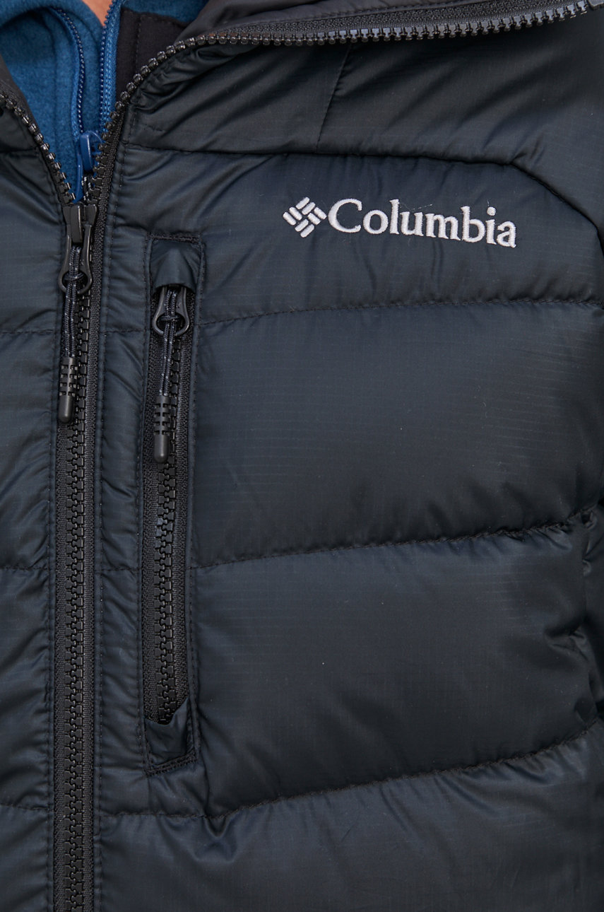 Columbia down jacket M Autumn Park Down Hoode men's black color 1930241 ...