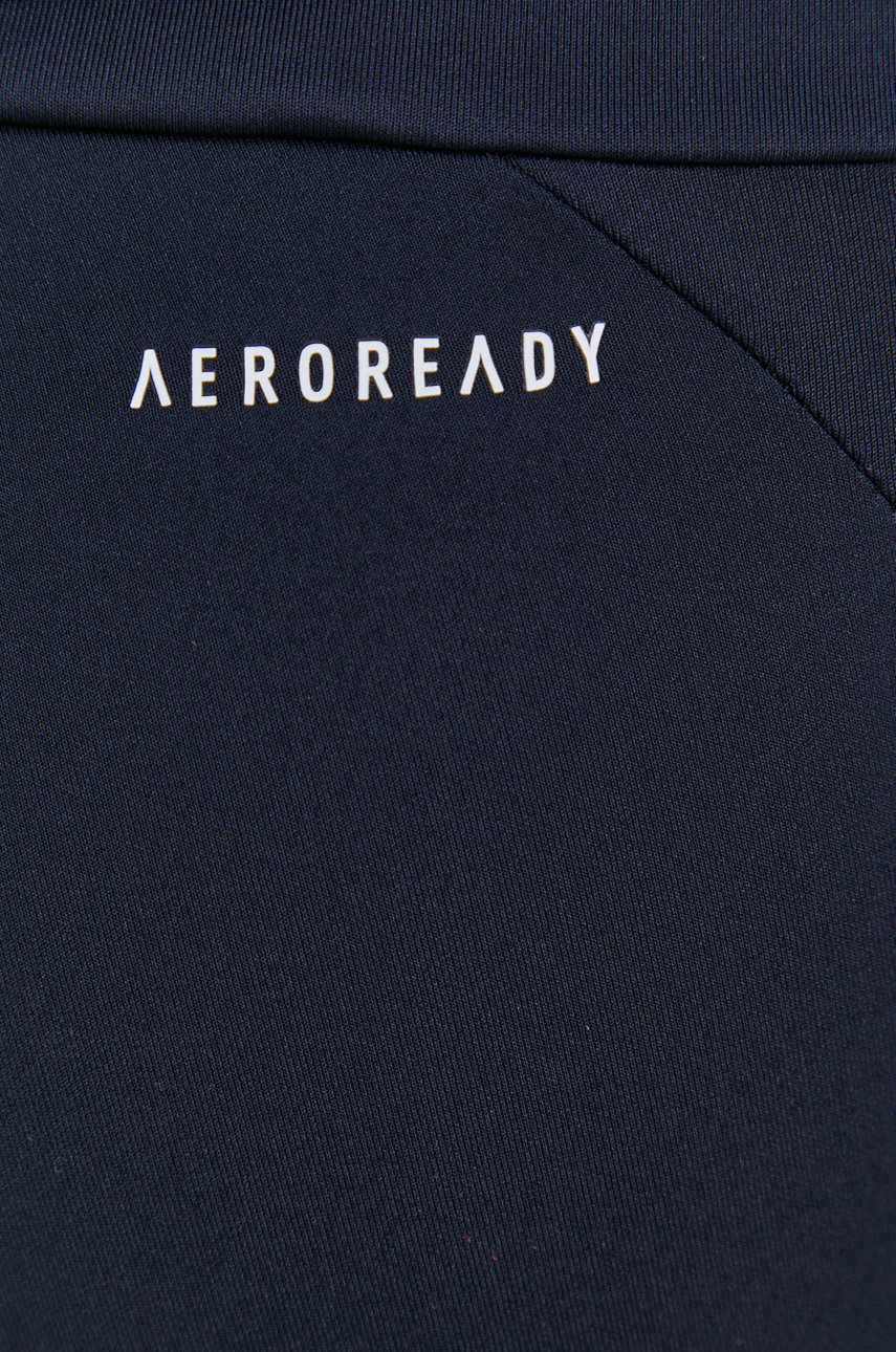 adidas Legginsy GT0178 damskie kolor granatowy gładkie | Answear.com