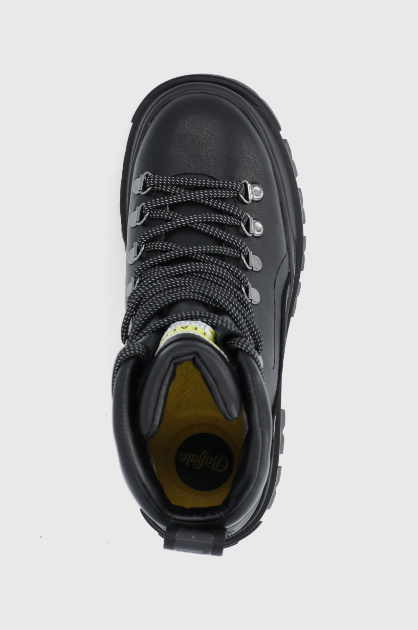 Buffalo Buty Aspha Hike, damskie kolor czarny na platformie | Answear.com