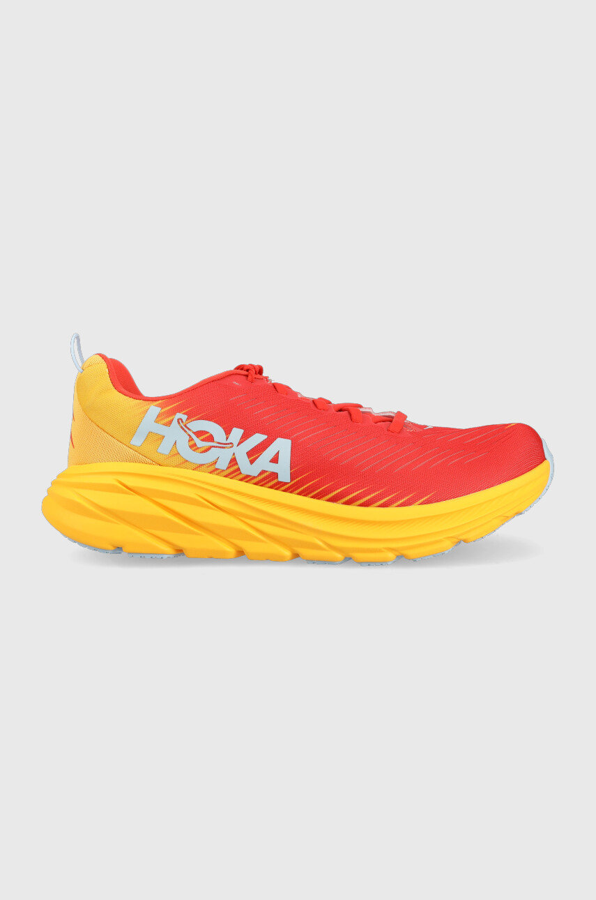 Hoka One One shoes RINCON 3 red color at PRM US
