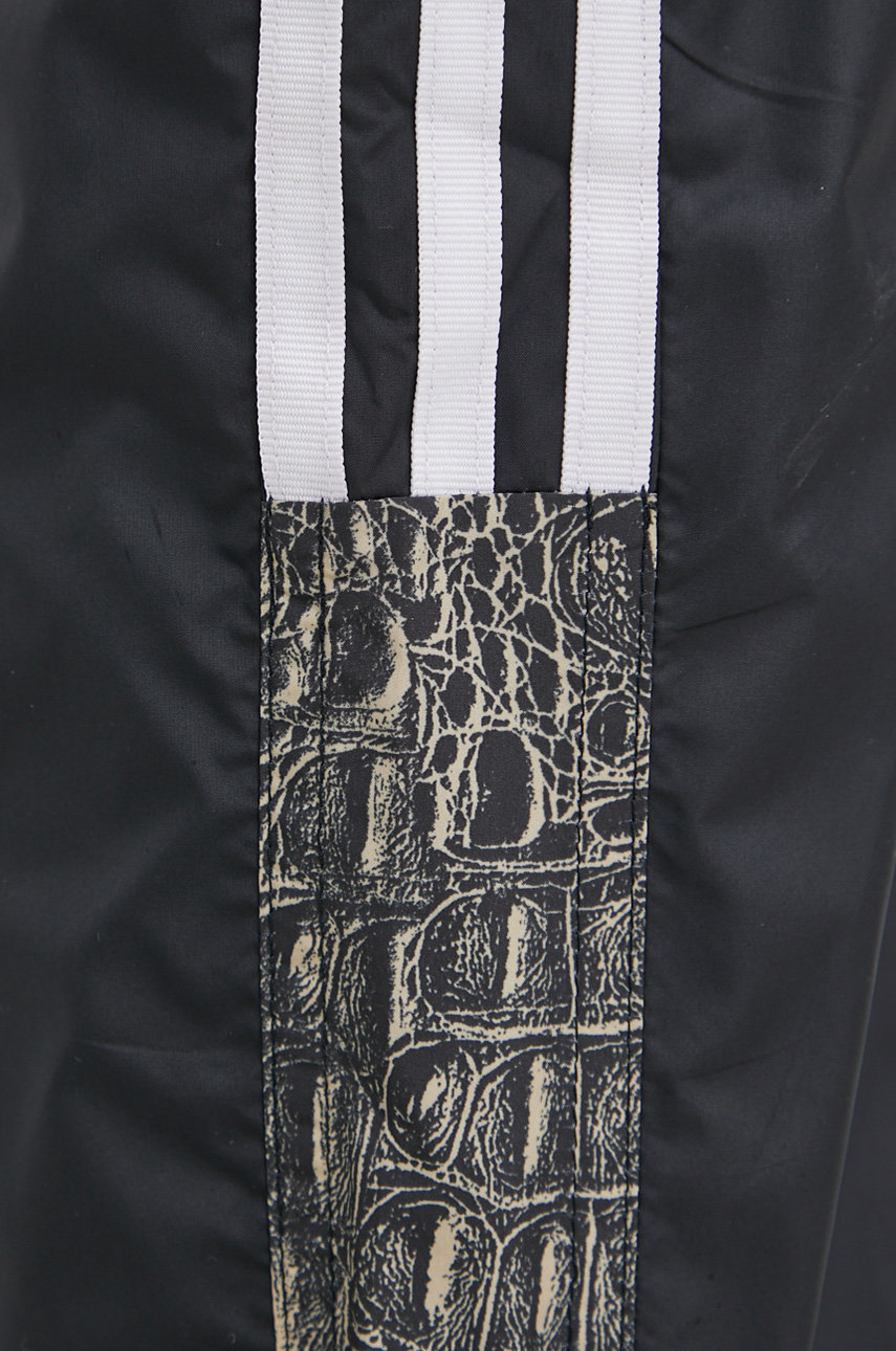 adidas Originals Spodnie H20430 damskie kolor czarny z aplikacją ...