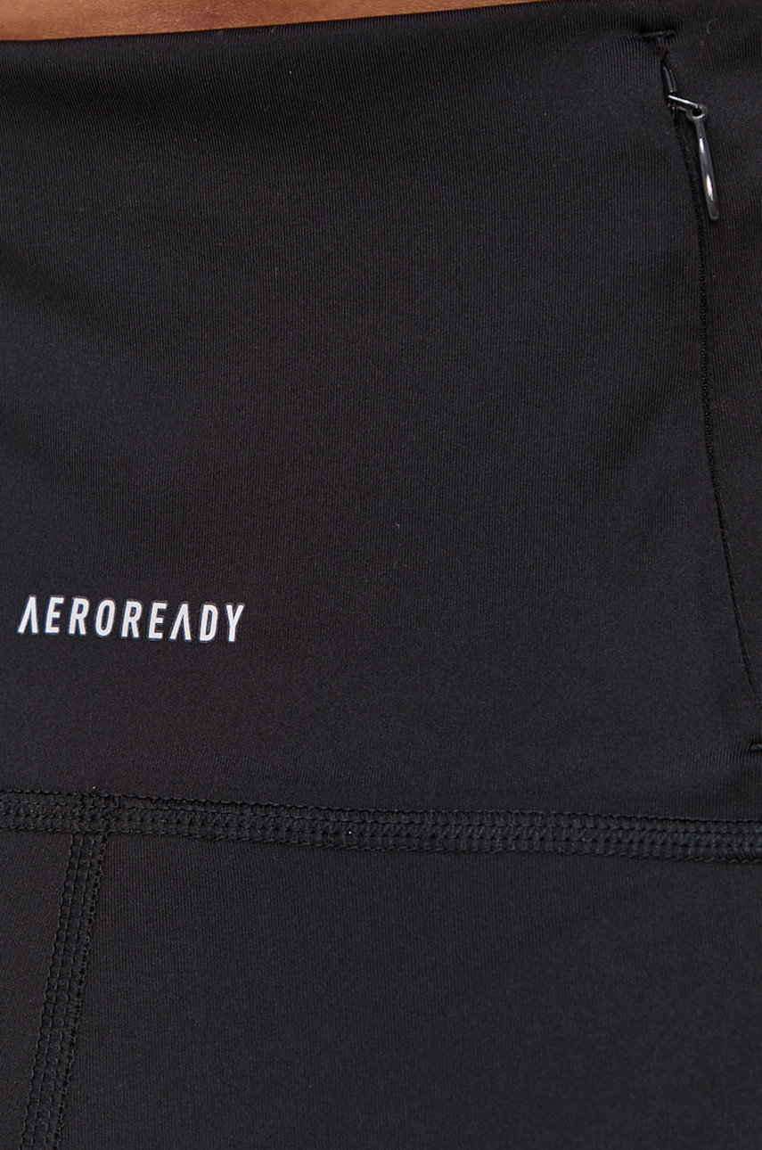 adidas Performance Szorty GU3835 damskie kolor czarny gładkie medium ...