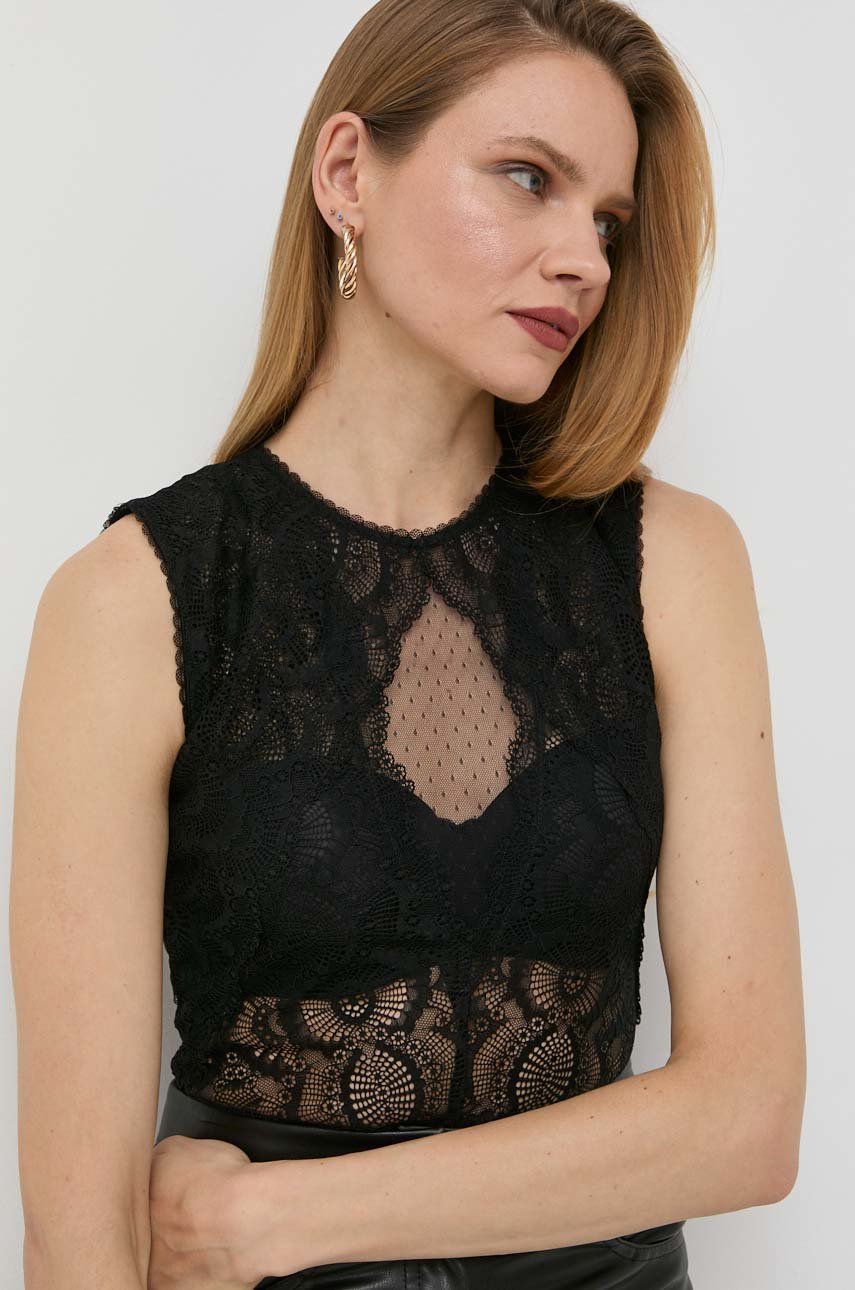 Morgan body damska kolor czarny gładka | Answear.com