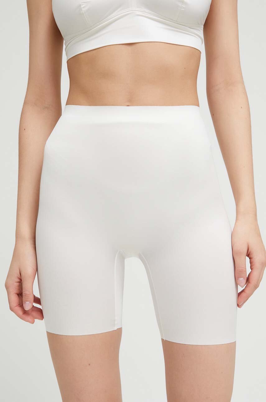 Spanx szorty modelujące Shaping Satin damskie kolor biały | Answear.com