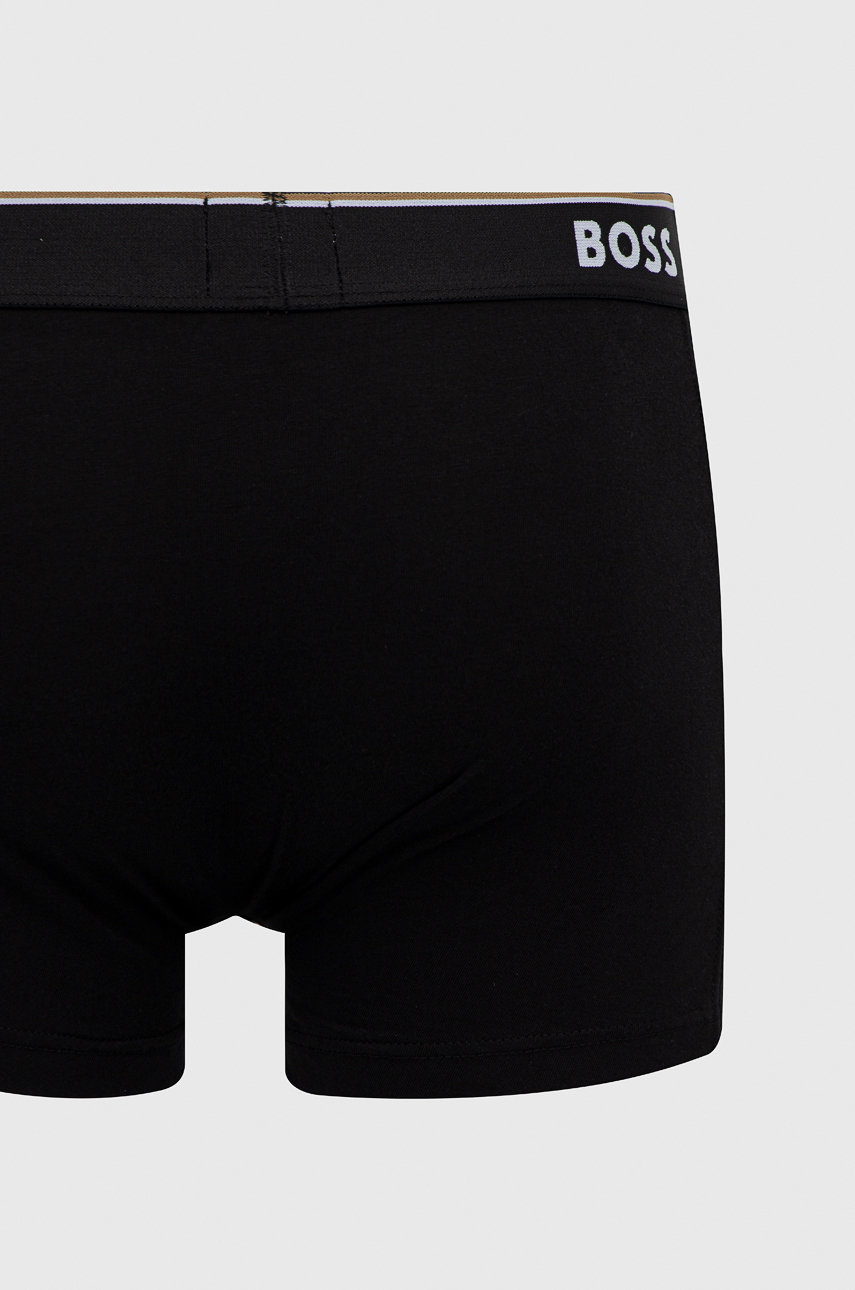 Боксеры BOSS 3 - Pack мужские цвет чёрный | ANSWEAR.ua