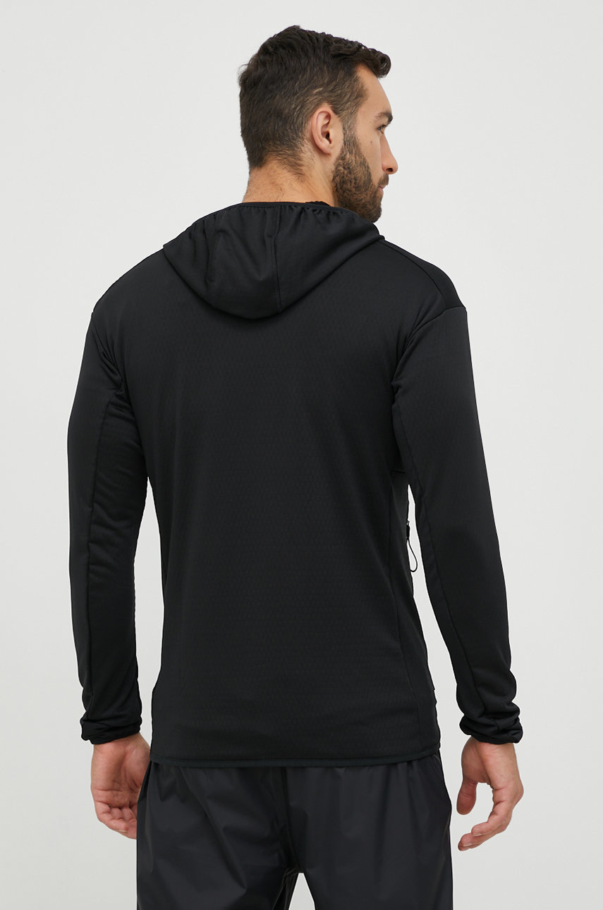 Спортивная кофта adidas TERREX Tech мужская цвет чёрный однотонная ...