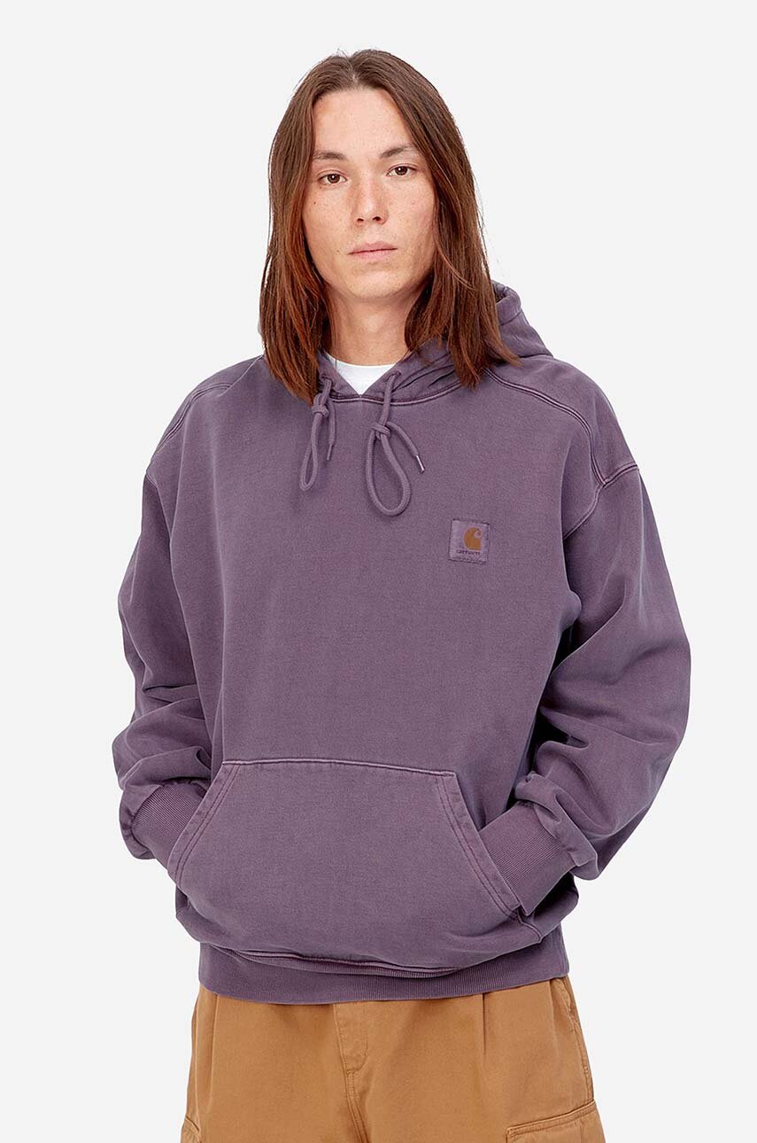 Carhartt WIP cotton sweatshirt violet color | buy on PRM