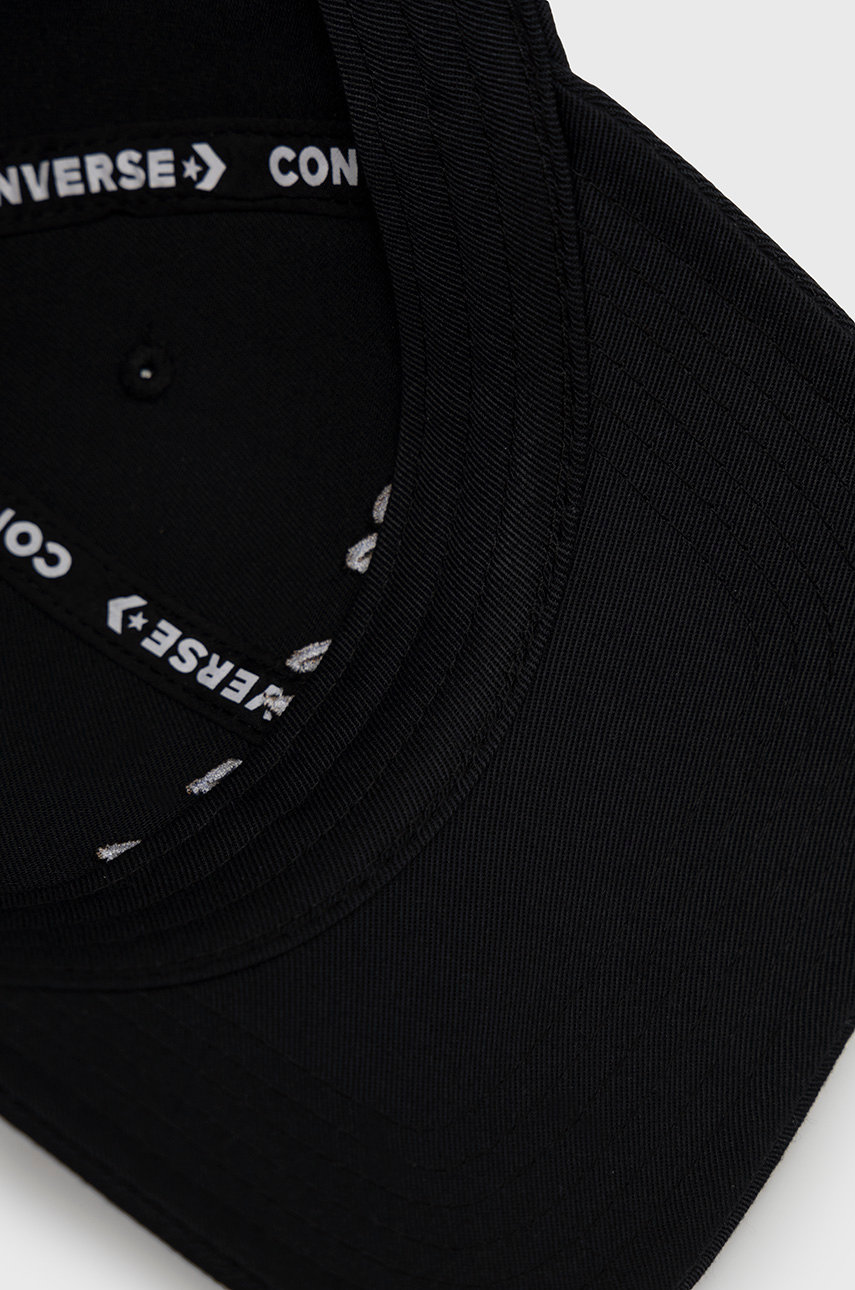 Converse baseball sapka fekete, nyomott mintás | ANSWEAR.hu