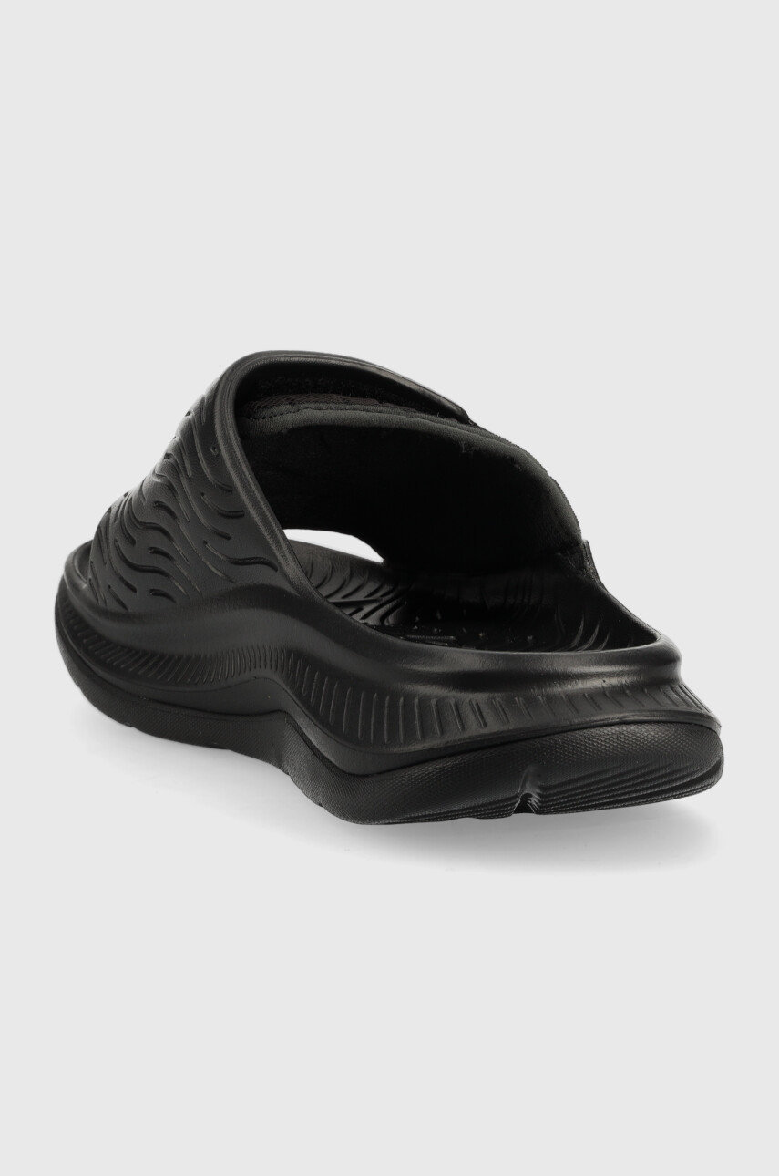 Hoka One One sliders Ora Luxe black color at PRM US