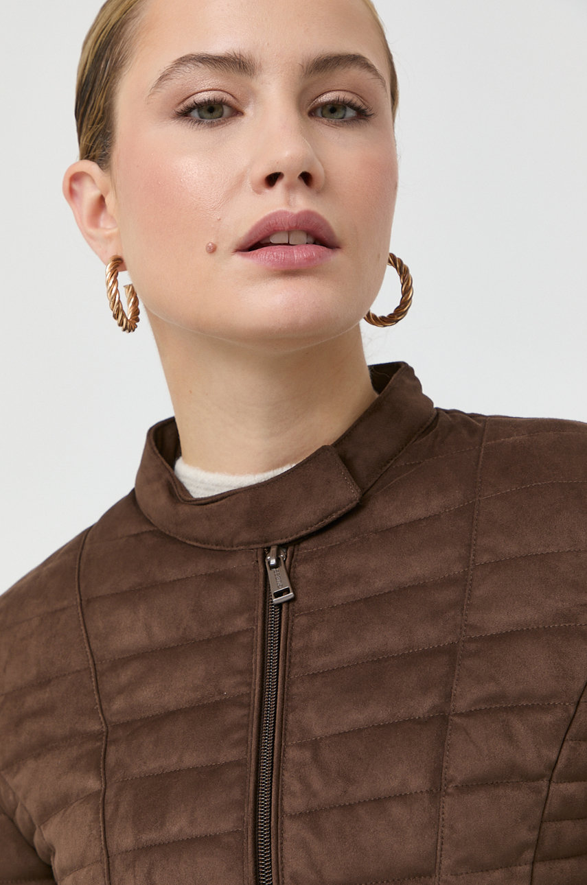 Куртка Guess женская цвет коричневый переходная | ANSWEAR.ua