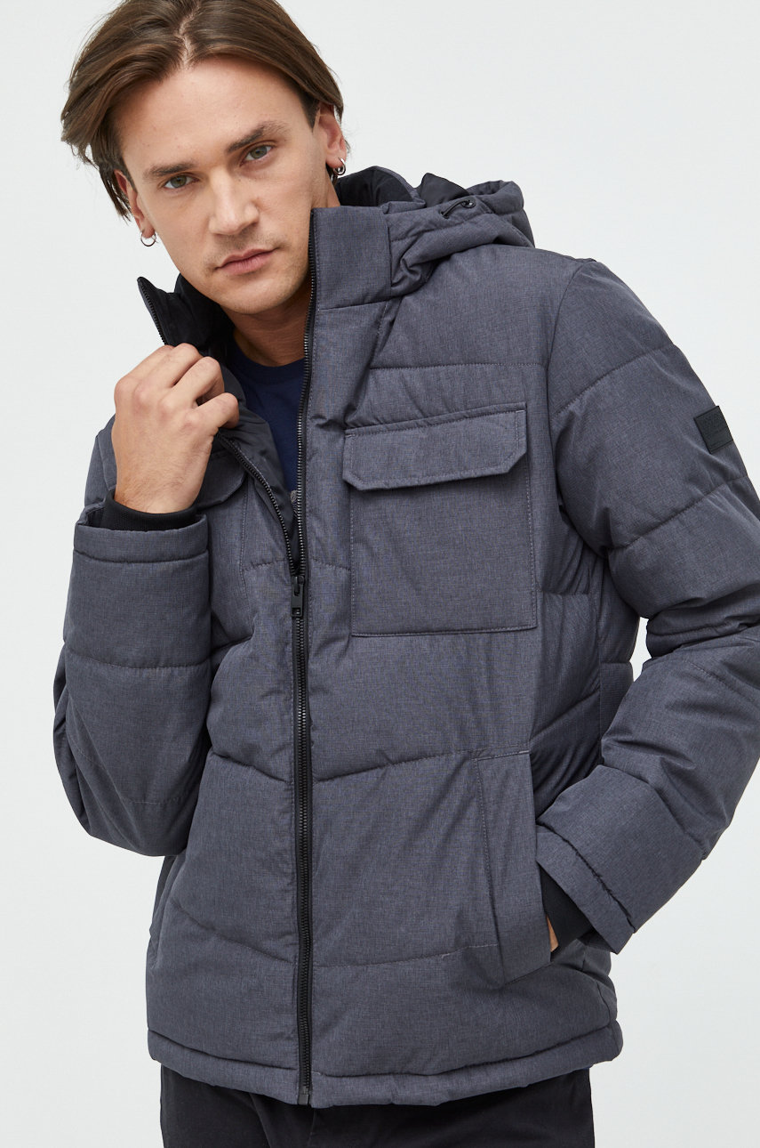 Куртка Jack & Jones мужская цвет серый зимняя | ANSWEAR.ua