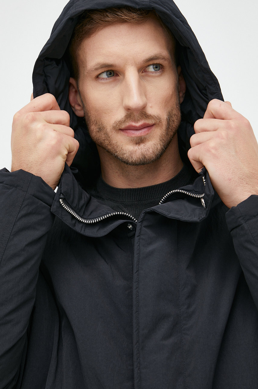 Куртка Armani Exchange мужская цвет чёрный зимняя | ANSWEAR.ua