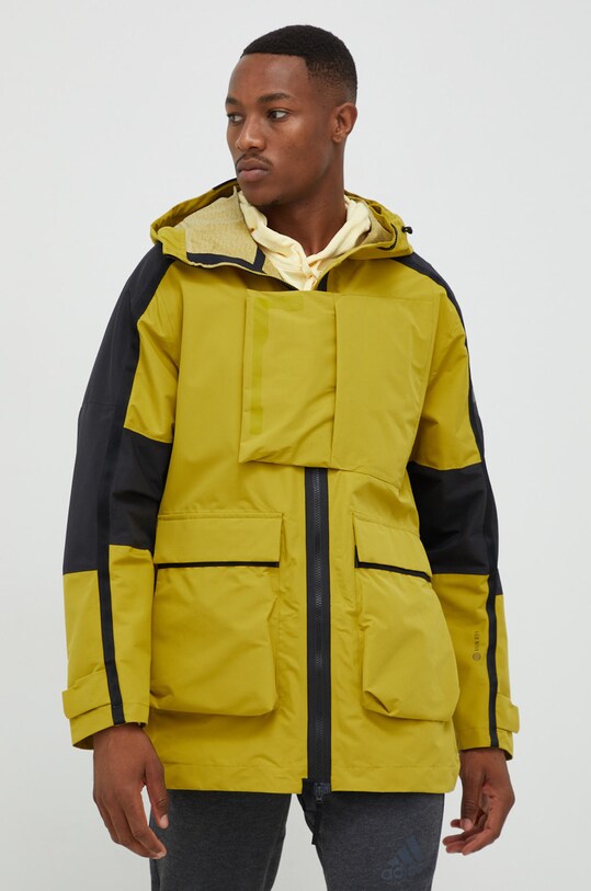 Outdoor jakna adidas Performance Xploric zelena barva | kupite na ...