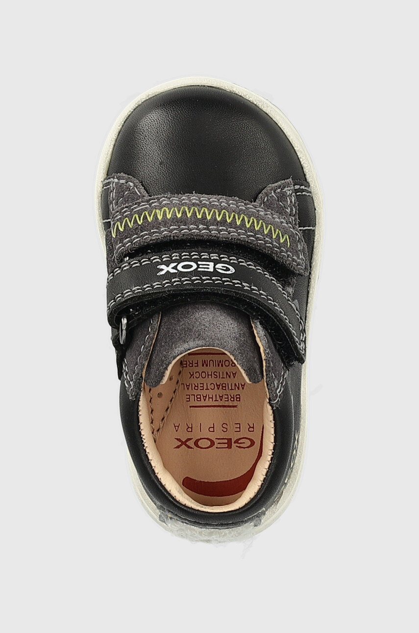 Geox incaltaminte din piele pentru copii Biglia culoarea negru | ANSWEAR.ro