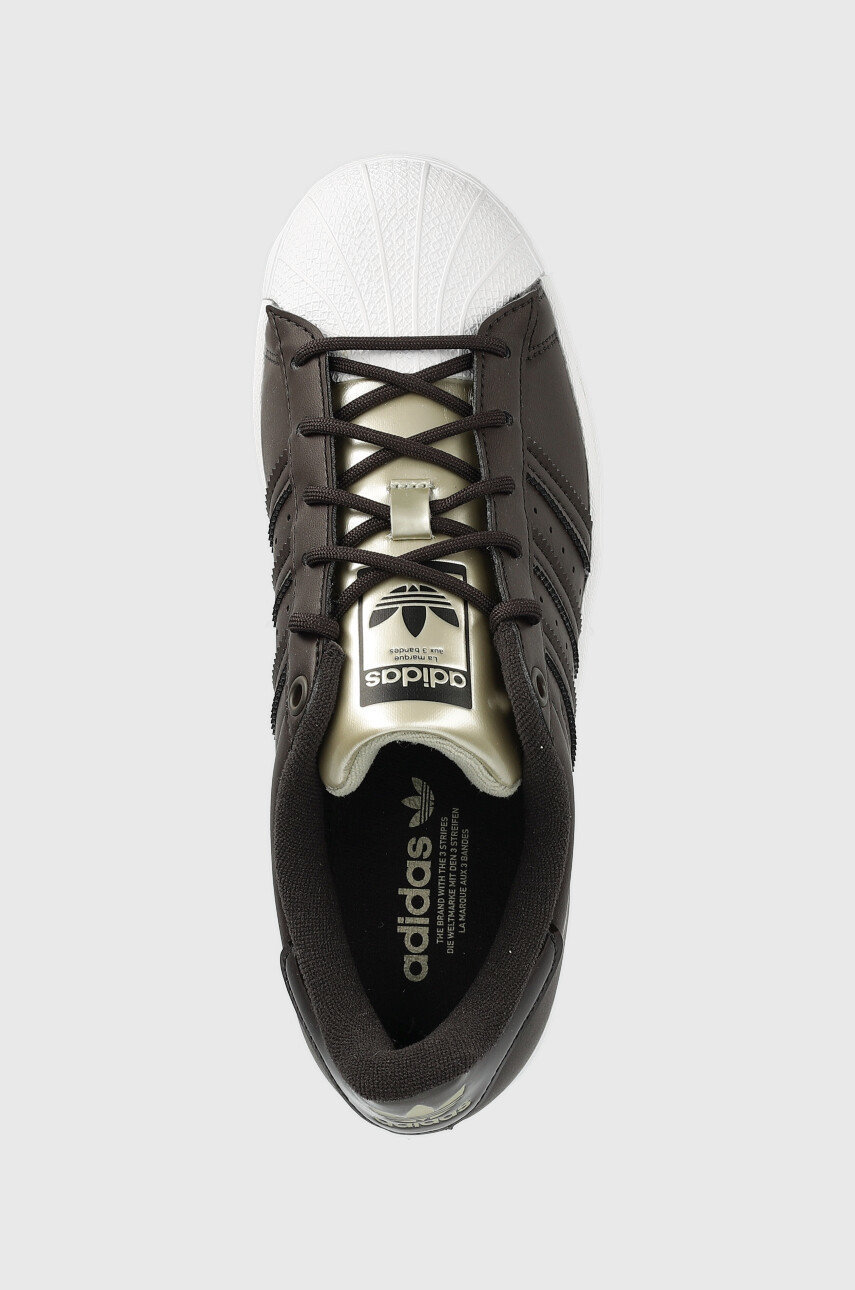 adidas Originals sneakers Superstar culoarea maro | ANSWEAR.ro