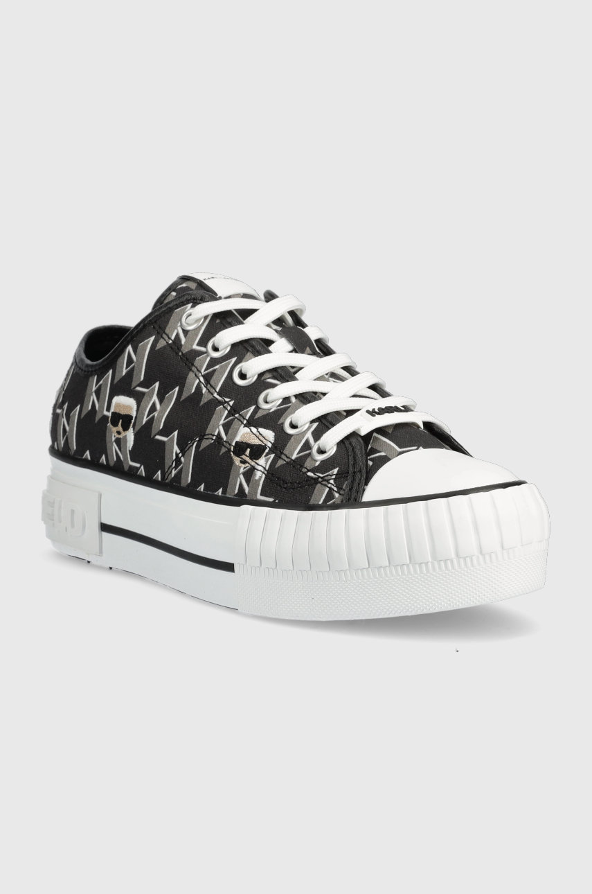 Кеды Karl Lagerfeld Kampus Max женские цвет чёрный | ANSWEAR.ua