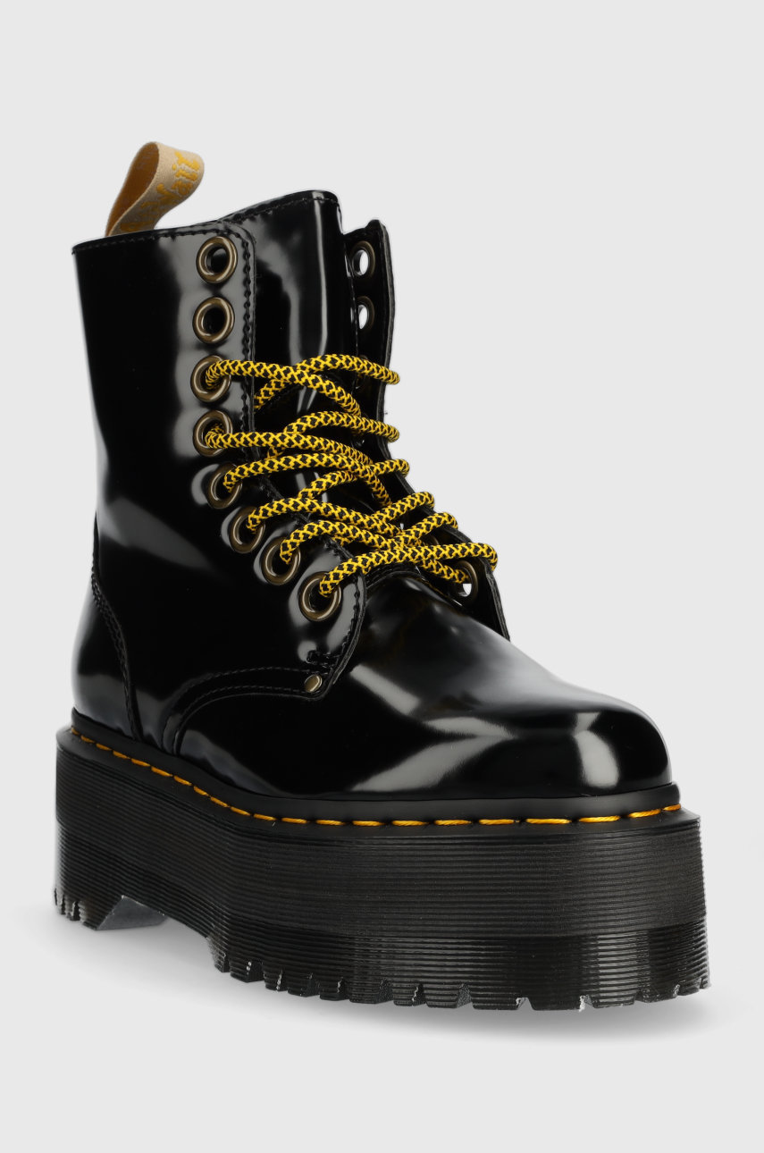 Dr. Martens biker boots Vegan Jadon Max women's black color | buy on PRM