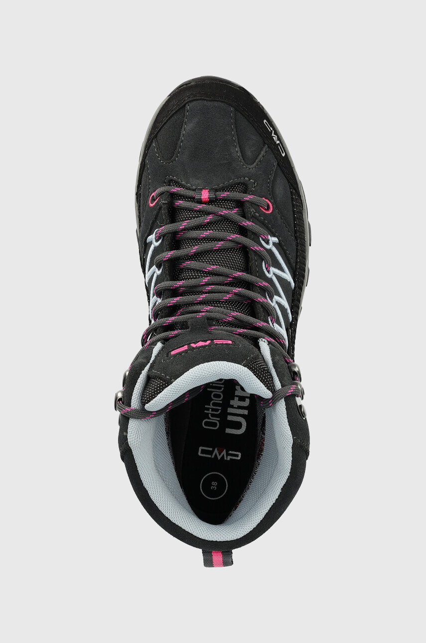 CMP pantofi Rigel Mid Waterproof femei, culoarea negru | ANSWEAR.ro