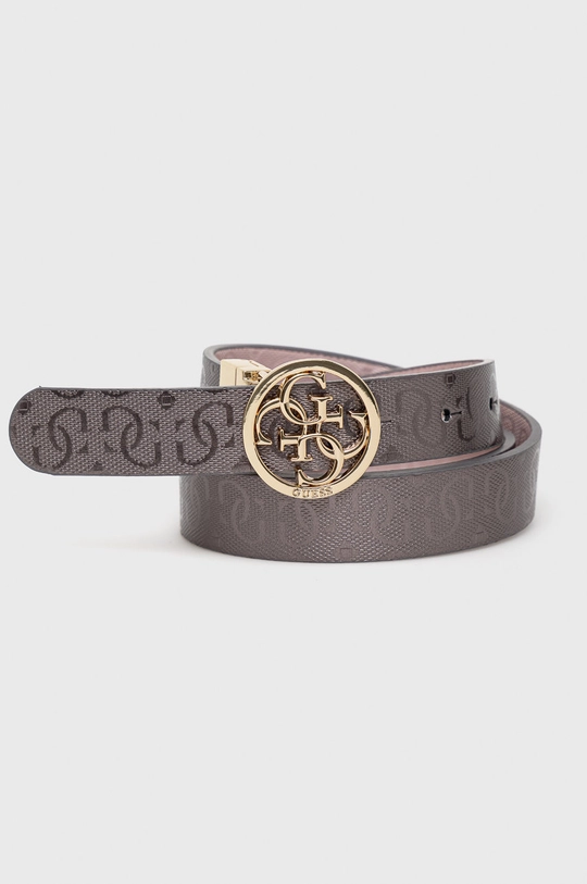 Guess curea cu două fețe femei, culoarea roz | ANSWEAR.ro