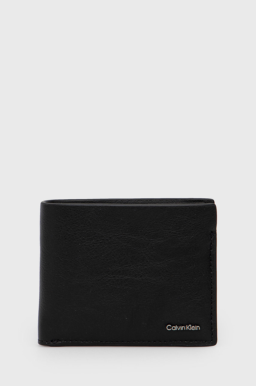 Кошелек Calvin Klein мужской цвет чёрный | ANSWEAR.ua