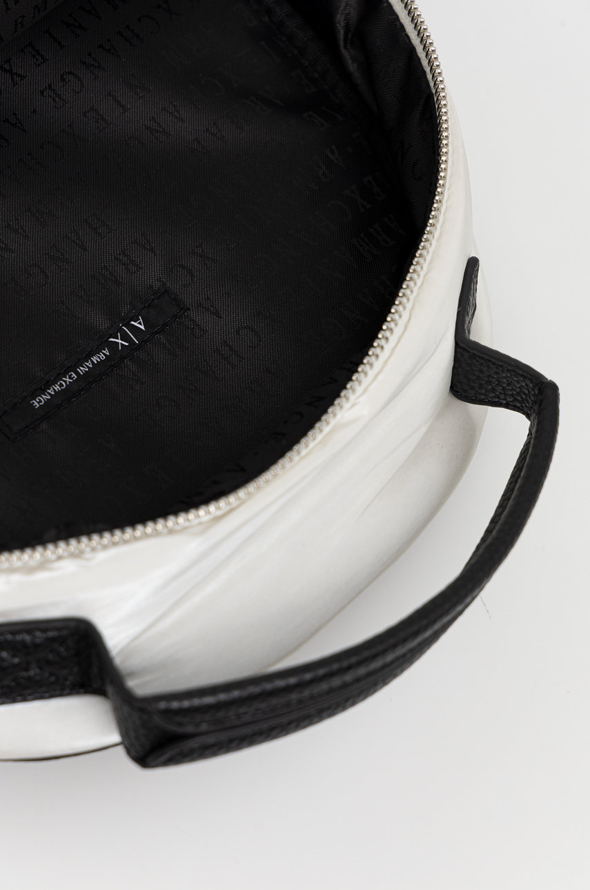 Рюкзак Armani Exchange женский цвет белый маленький однотонный | ANSWEAR.ua