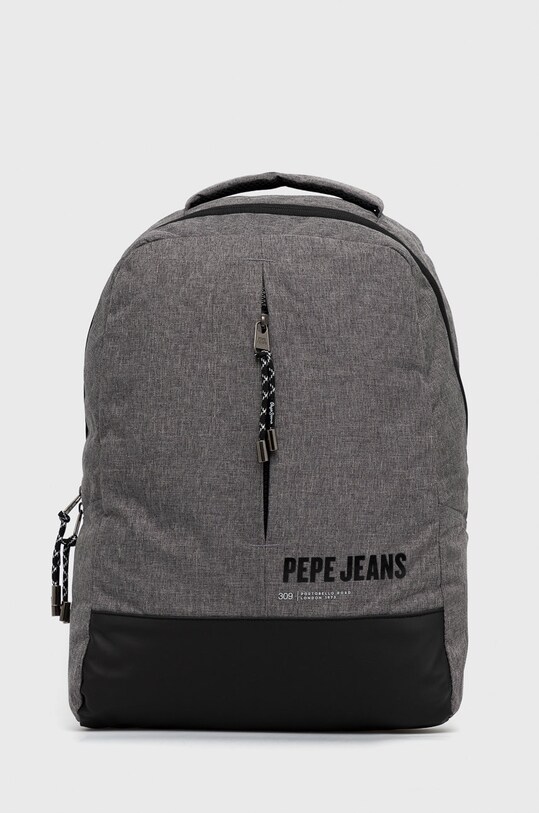 Рюкзак Pepe Jeans мужской цвет серый большой с принтом | ANSWEAR.ua
