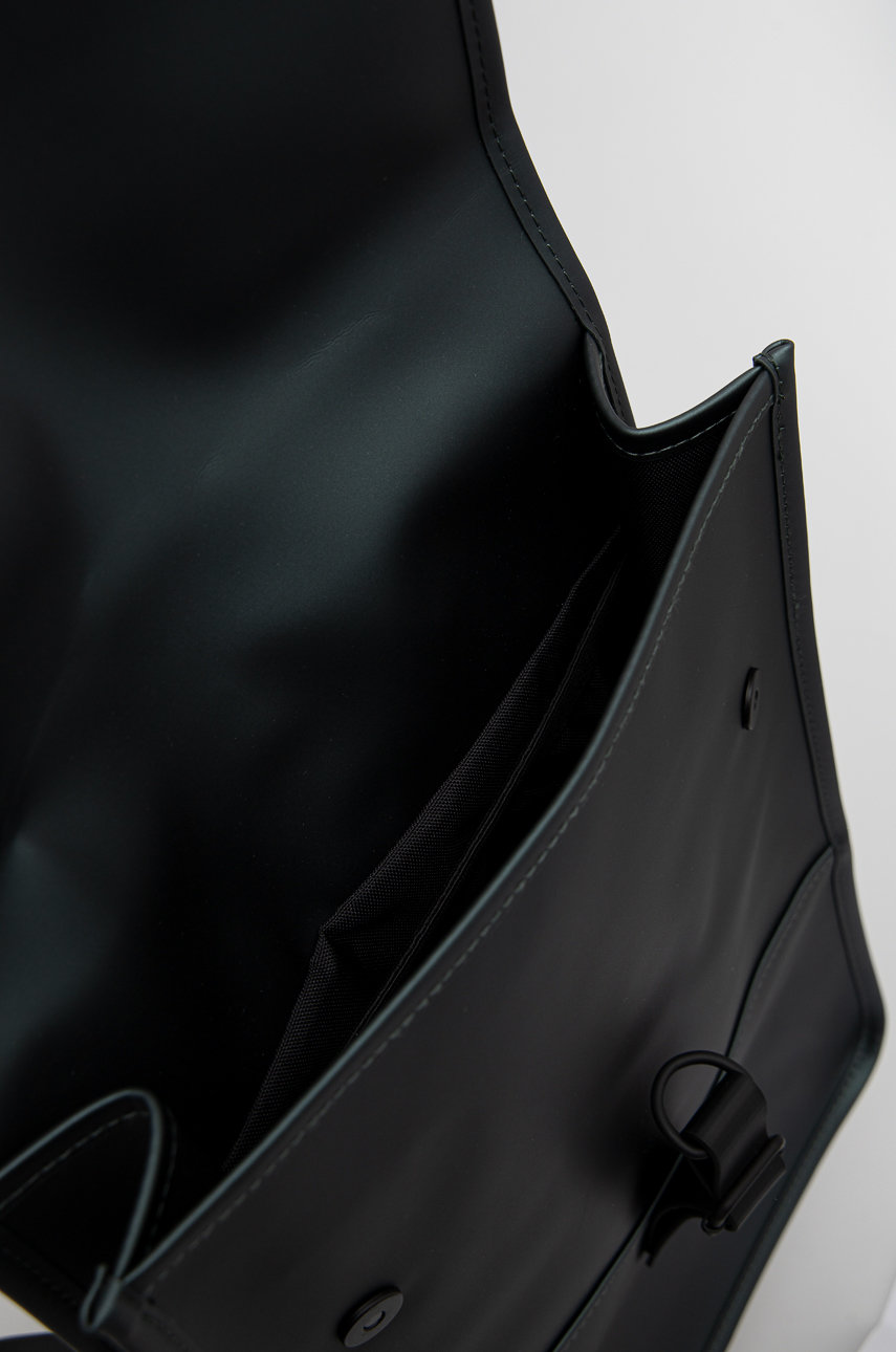 Batoh Rains 12800 Backpack Mini, barva ocelová zelená | ANSWEAR.cz