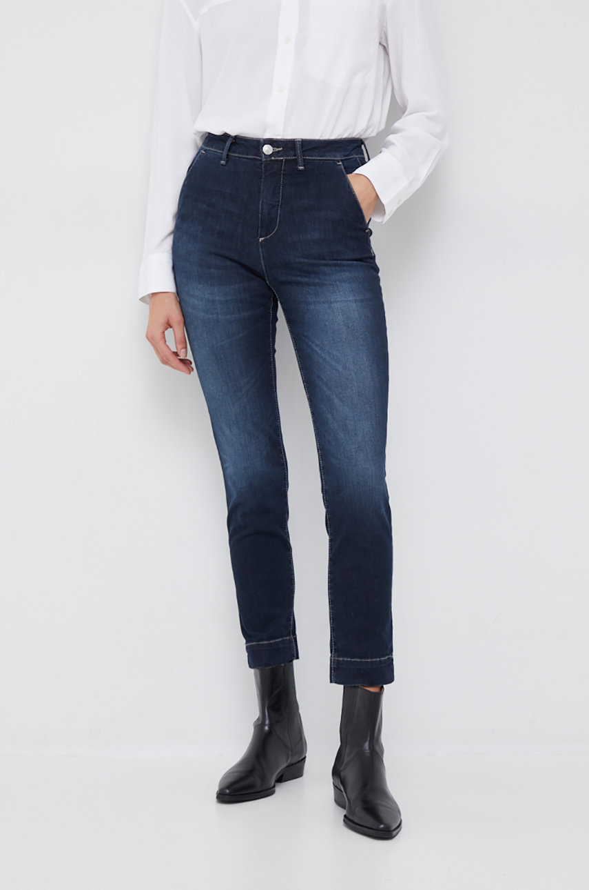 United Colors of Benetton jeansy, damskie medium waist | Answear.com