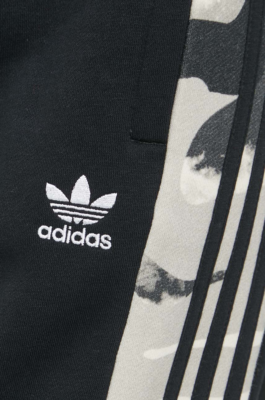 adidas Originals spodnie dresowe męskie kolor czarny wzorzyste ...