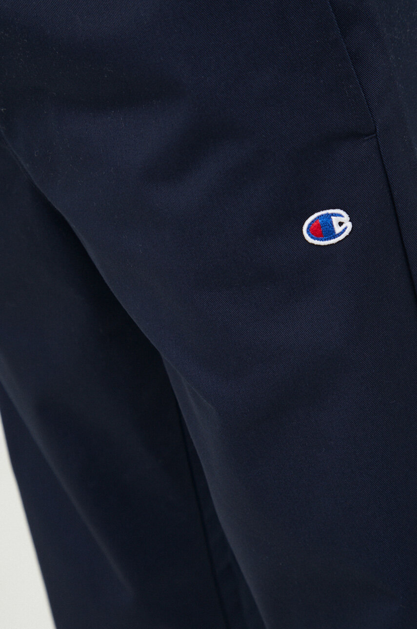 Champion trousers men's navy blue color at PRM US
