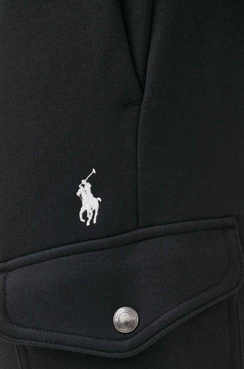 Polo Ralph Lauren spodnie dresowe męskie kolor czarny gładkie | Answear.com