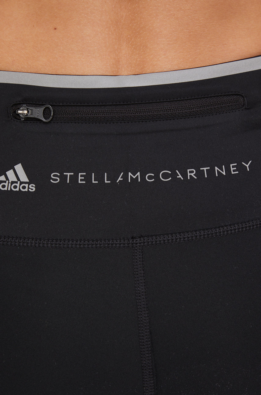Шорты для бега adidas by Stella McCartney женские цвет чёрный с принтом ...