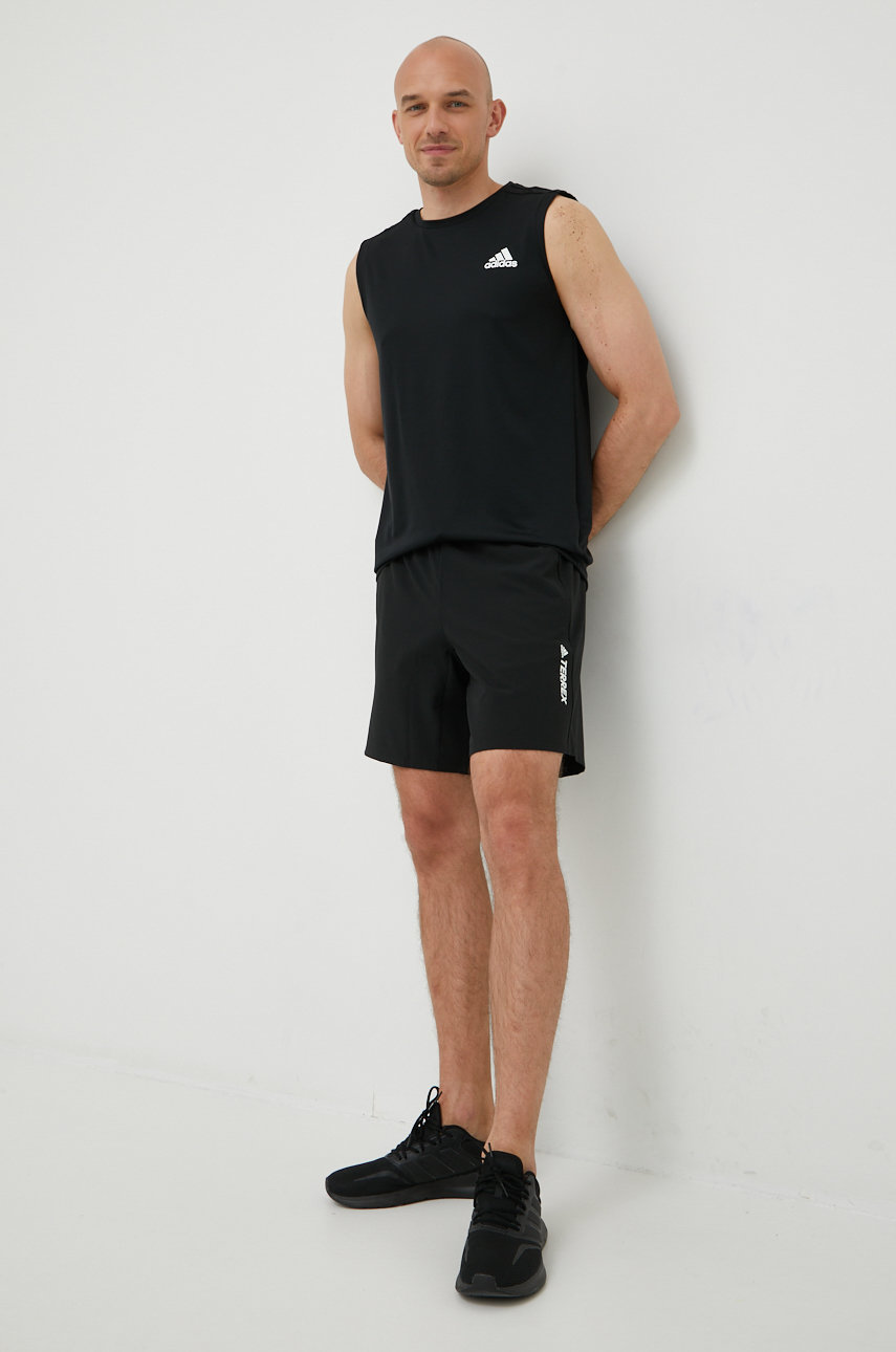 Шорты outdoor adidas TERREX Liteflex мужские цвет чёрный | ANSWEAR.ua