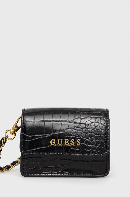 Guess poseta culoarea negru | ANSWEAR.ro