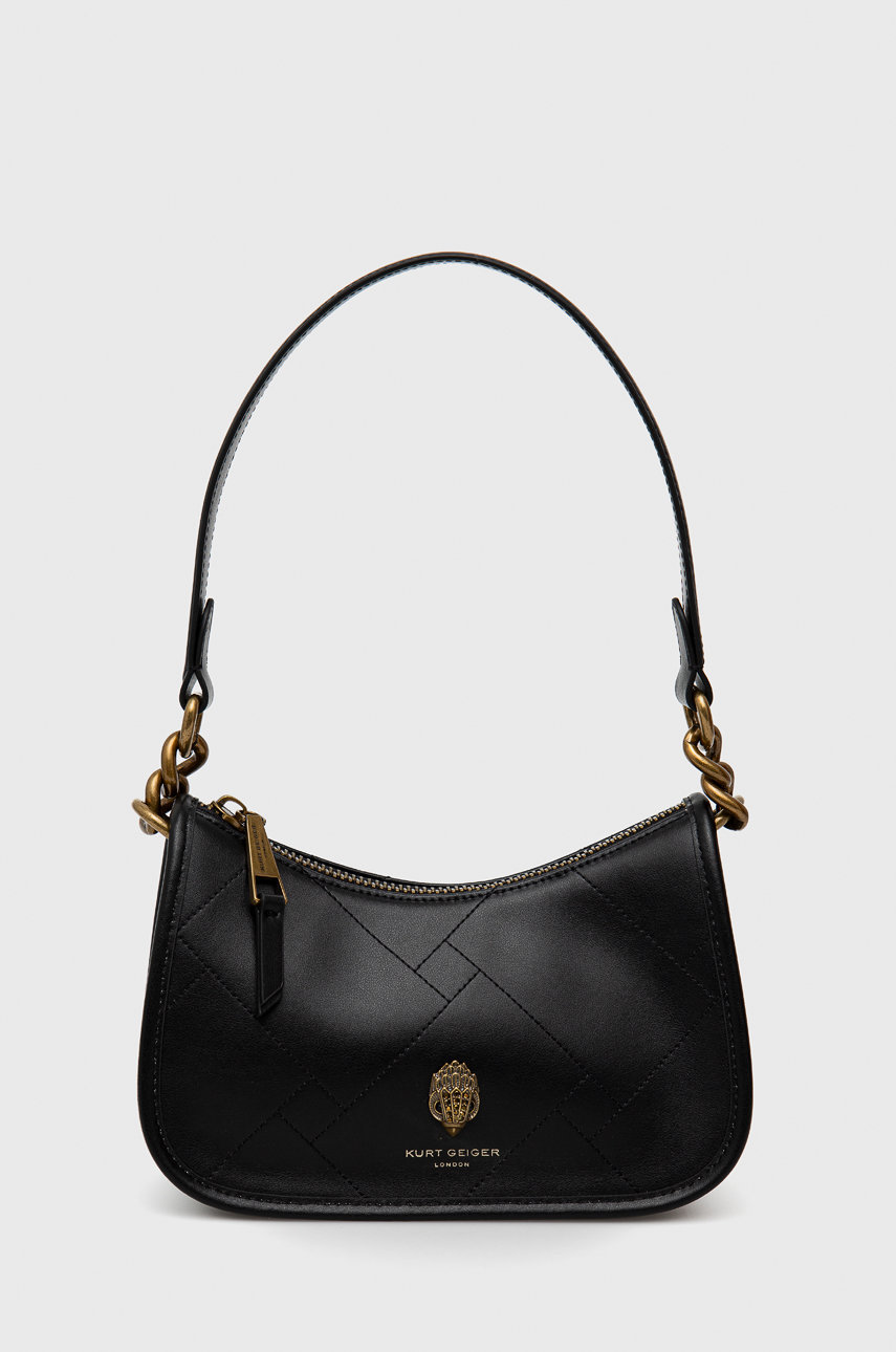 Шкіряна сумочка Kurt Geiger London колір чорний | ANSWEAR.ua