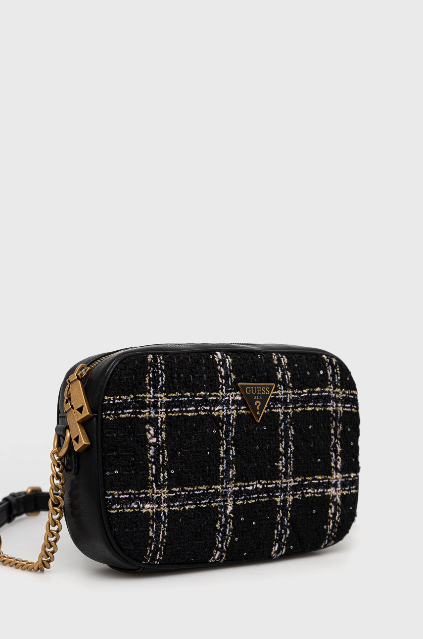 Guess poseta culoarea negru | ANSWEAR.ro