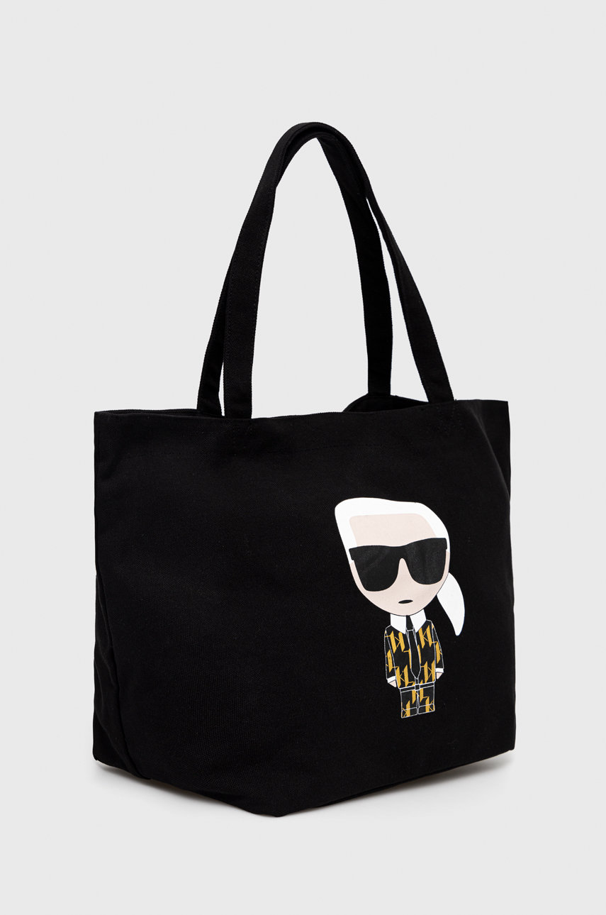 Kabelka Karl Lagerfeld čierna farba | ANSWEAR.sk Kabelka Karl Lagerfeld čierna farba | ANSWEAR.sk