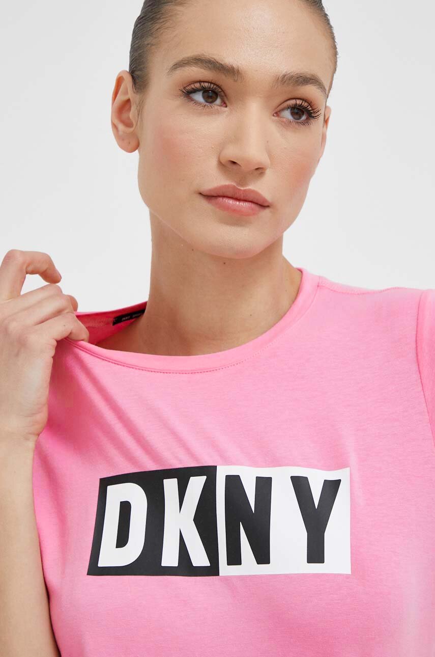 Dkny t-shirt damski kolor fioletowy DP2T5894 | Answear.com